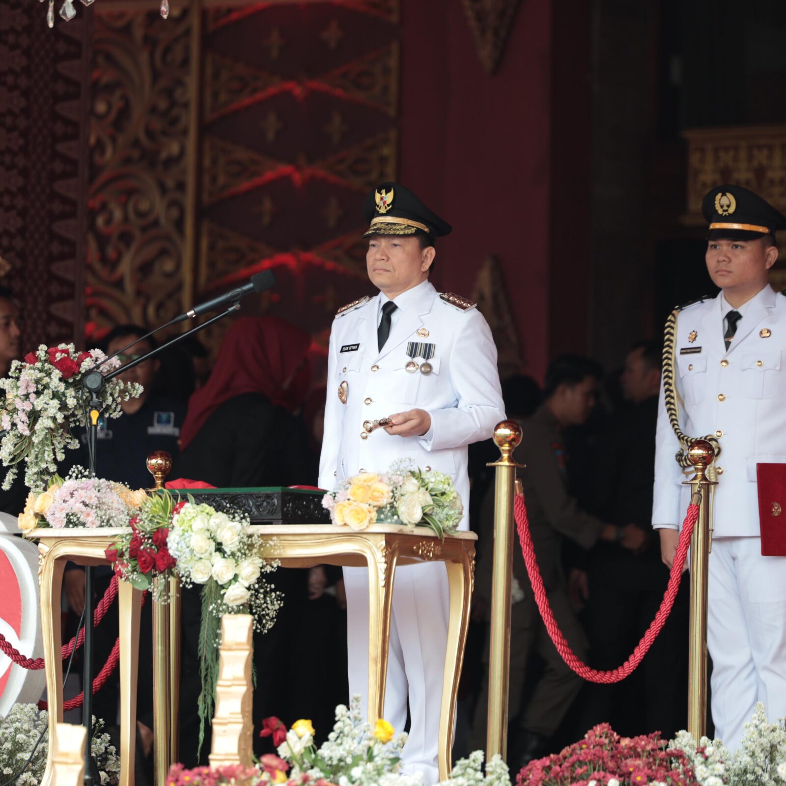 Elen Setiadi Pimpin Upacara Kemerdekaan RI Ke 79 Di Sumsel